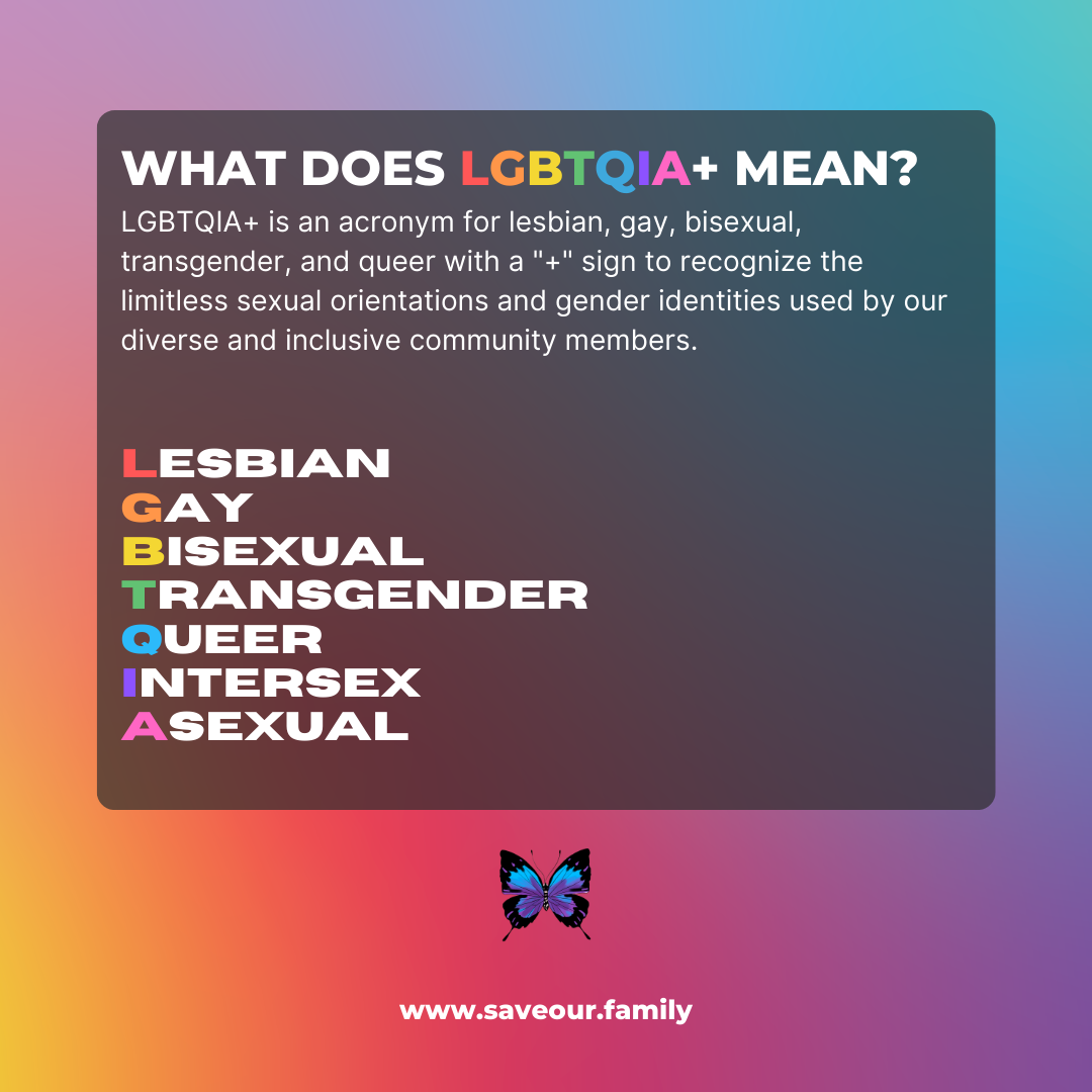 LGBTQIA+ Resources - Save Our Families